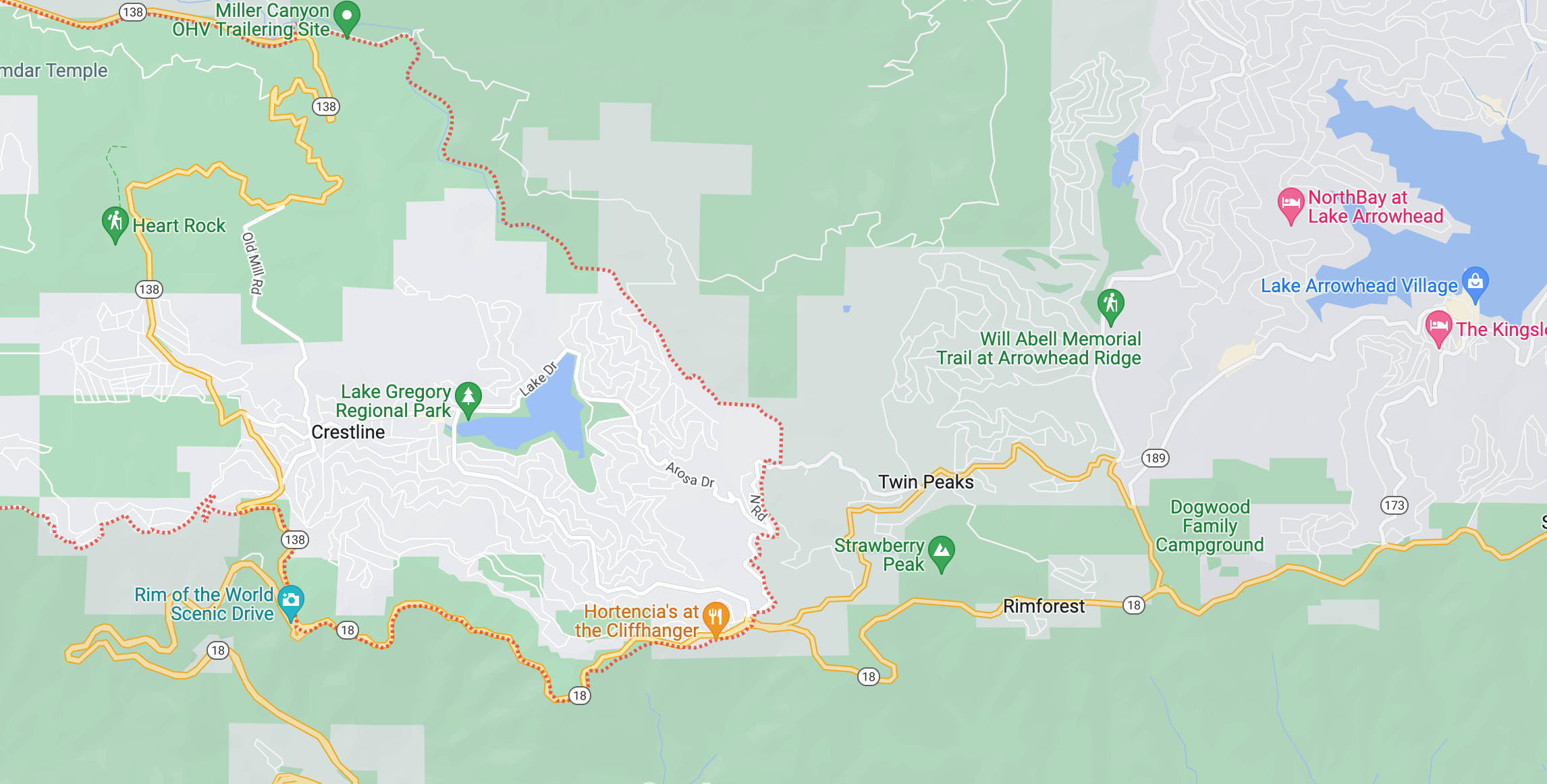 Crestline California Map Map And Data For Crestline California